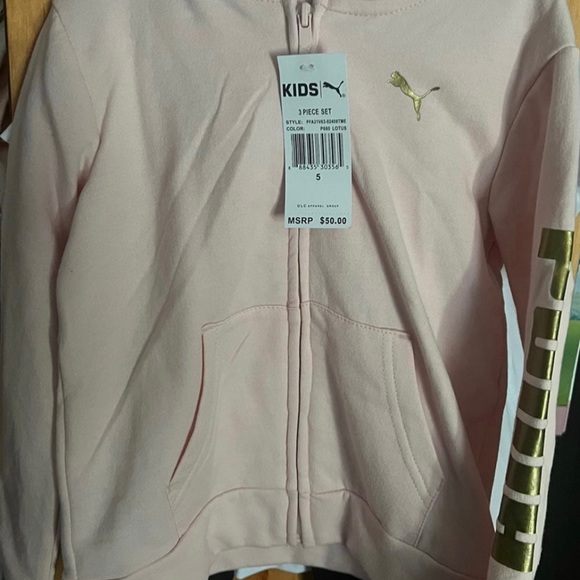 Puma | Matching Sets | Nwt Puma Girl 3 Piece Outfit | Poshmark